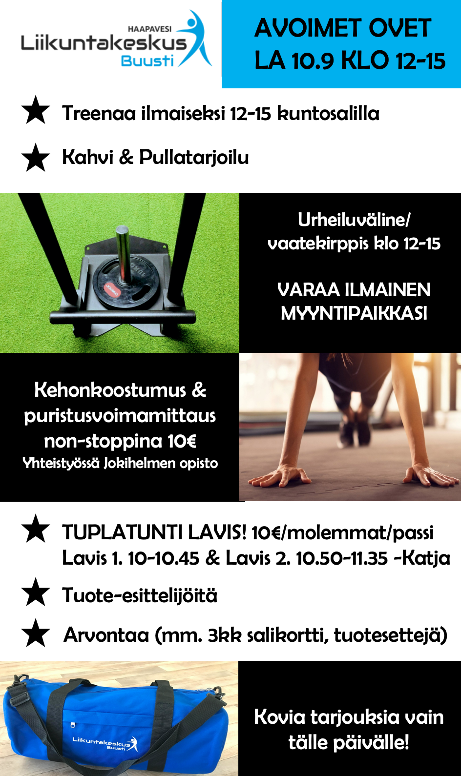 Avoimet ovet Haapaveden Buustilla | Haapavesi